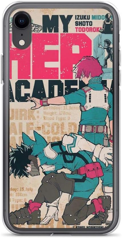 Amazon.com: Beamm-Frost Compatible with iPhone XR Case Todoroki Deku ...