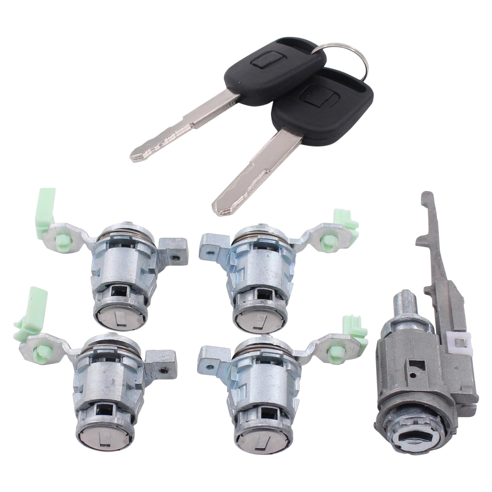 Amazon.com: MOTOKU Ignition Switch Cylinder and Door Lock Cylinder Kit ...