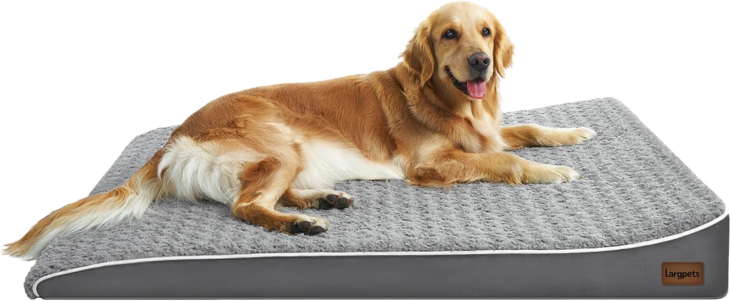 Amazon.com : largpets Dog Bed for Large Dogs, New Upgrade Gradual ...