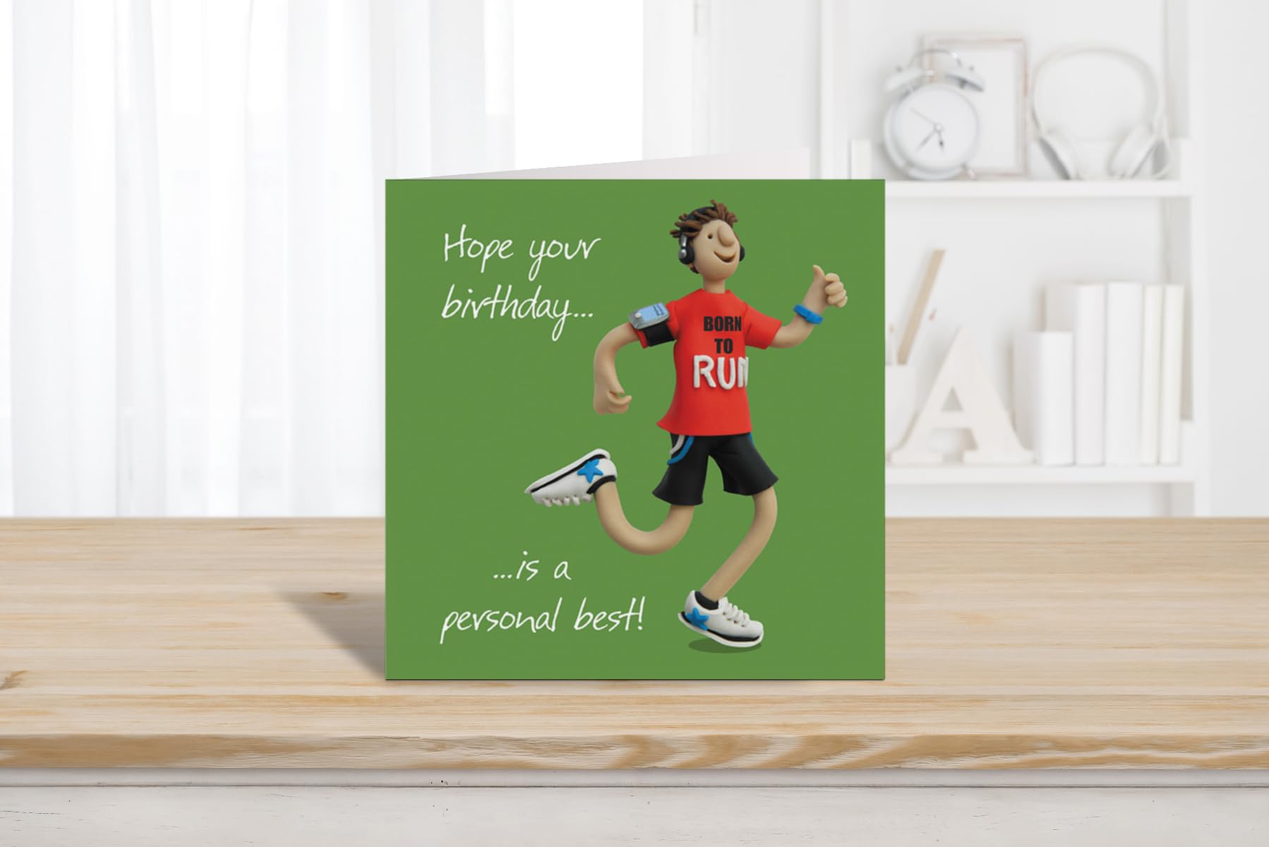 Printable Birthday Cards For Runners Runner Greeting Card Etsy UK
