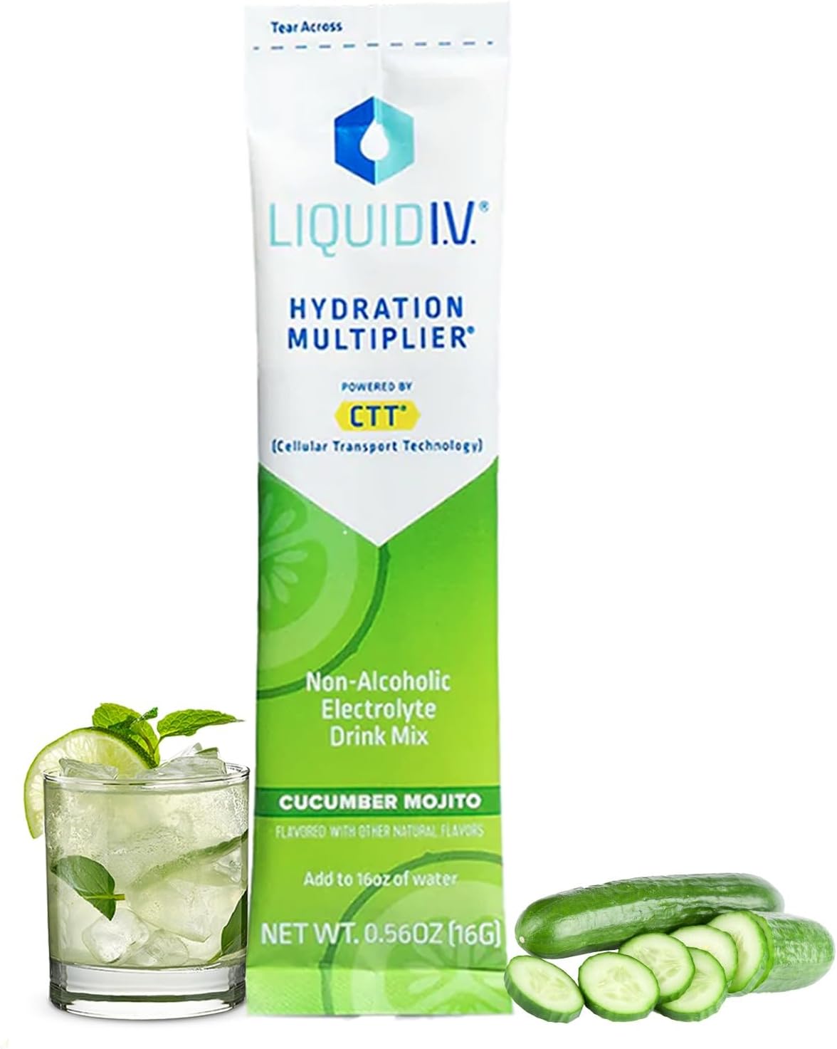 Amazon.com: GARIZZE Hydration Multiplier - Cucumber Mojito - 9 Pack ...