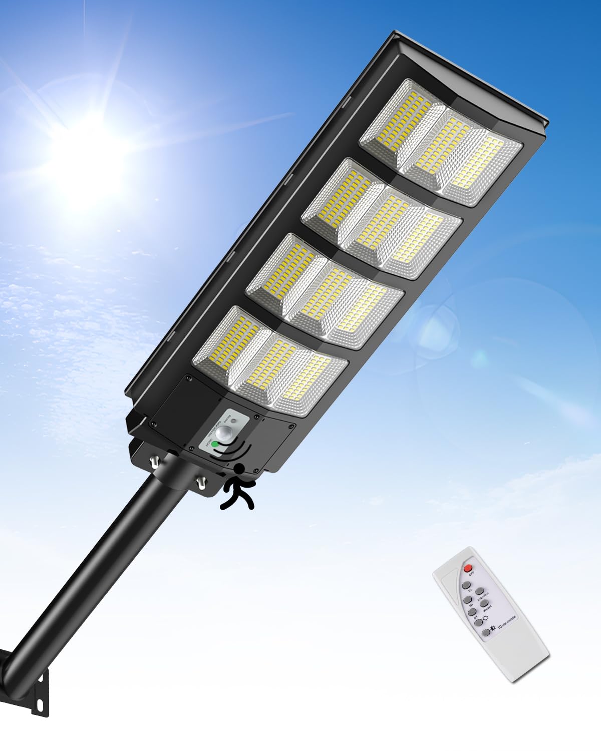 Outdoor Street Lamp Black E27 European Classic 2 Heads Garden Lights
