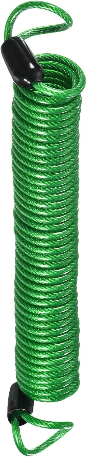 M METERXITY Disc Lock Security Steel Cable - Plastic Coated Spring ...