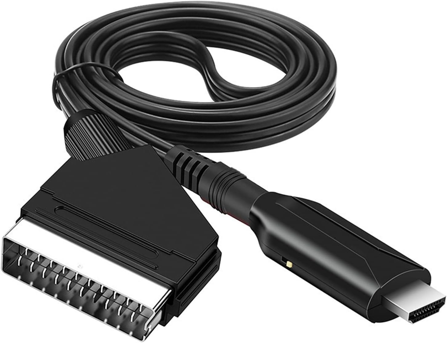 Sporgo Cavo SCART a HDMI, Adattatore e Convertitore Audio Video 1080p ...