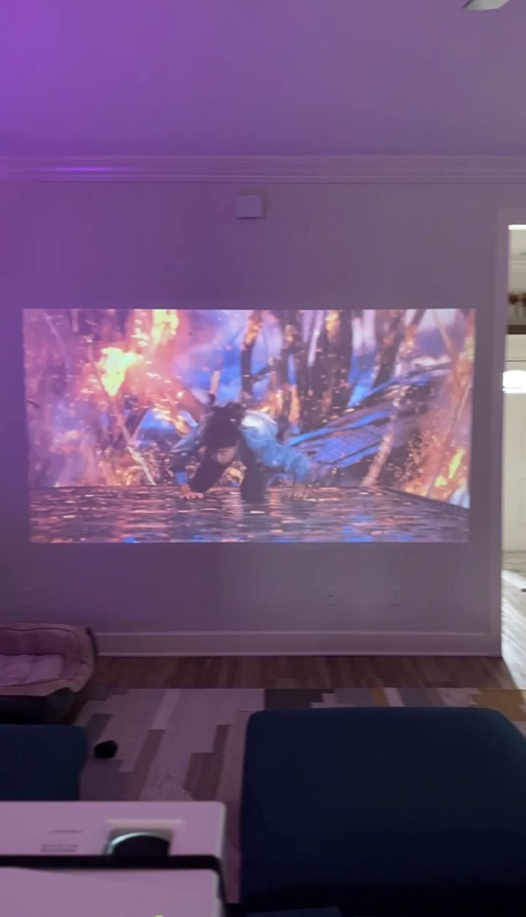 $18/mo - Finance 5G WiFi Bluetooth Projector with Screen, 450 ANSI Real ...