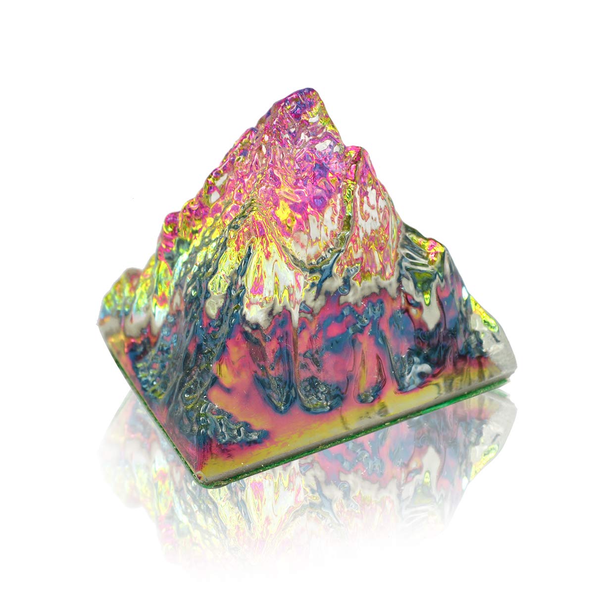 Buy Crystu Vastu Feng Shui Crystal Glass Rock Pyramid for Positive ...