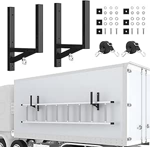 Amazon.com: VMBQRTI Trailer Ladder Rack, Aluminum Enclosed Trailer ...