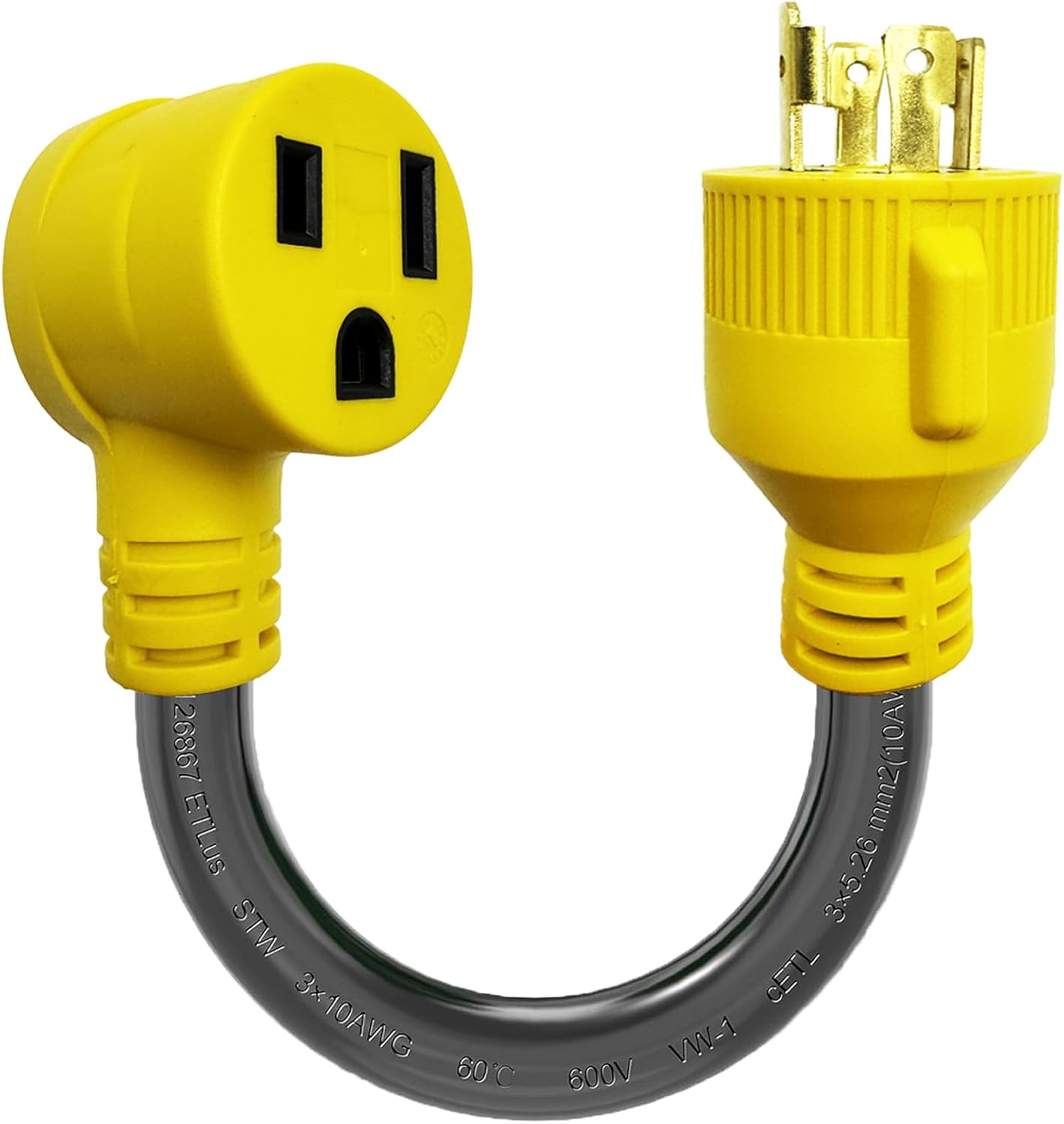 Amazon.com: Suplevel NEMA L14-30P to 6-50R Welder Adapter Plug Cord 1.5 ...