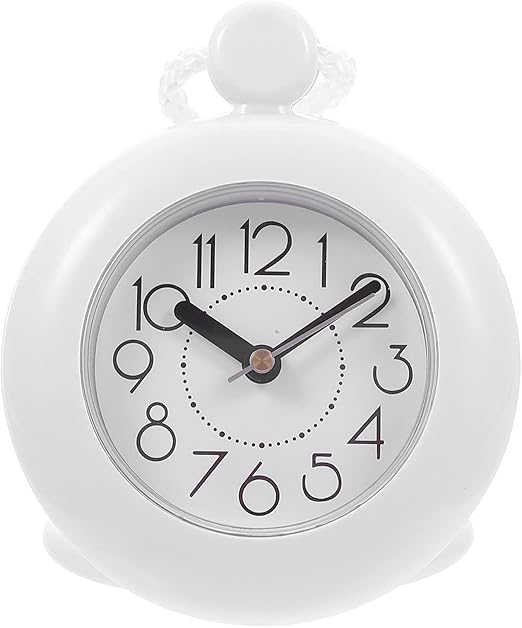 CLISPEED Waterproof Bathroom Wall Clock Mute Hanging Clock for Shower ...