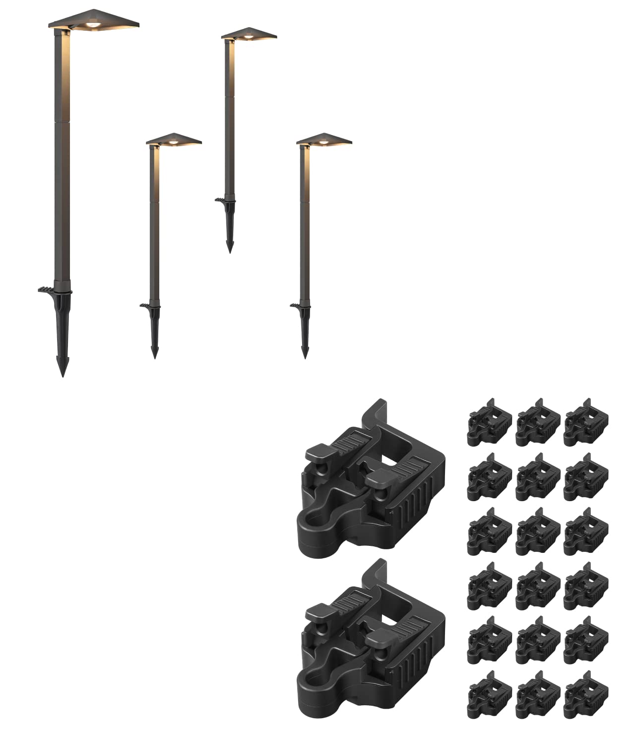 EDISHINE 20-Pack Low Voltage Wire Connector, Landscape Lighting Cable ...