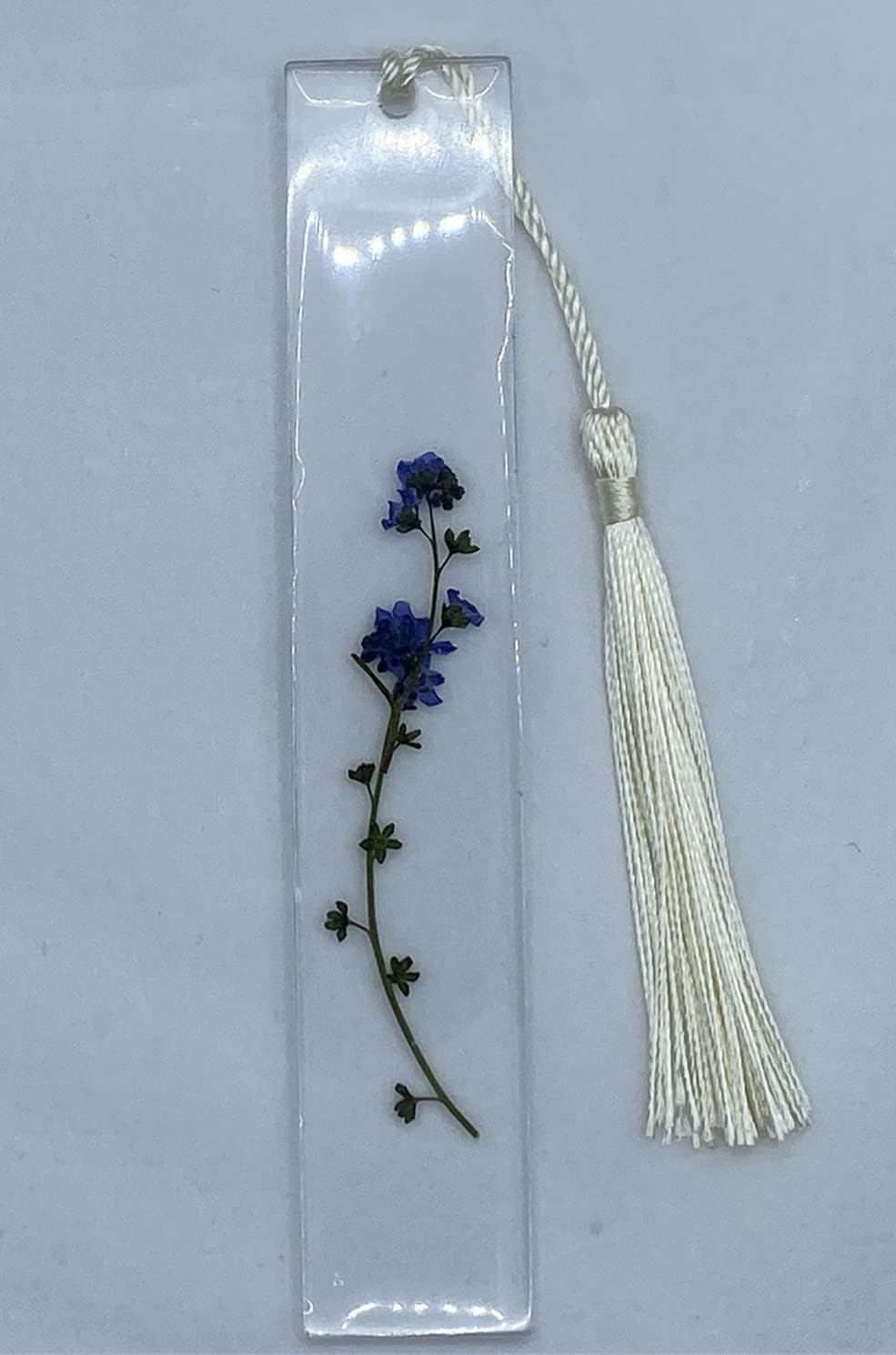 Amazon.com: Dried Flower Bookmark, Blue Forget-Me-Not Handmade ...