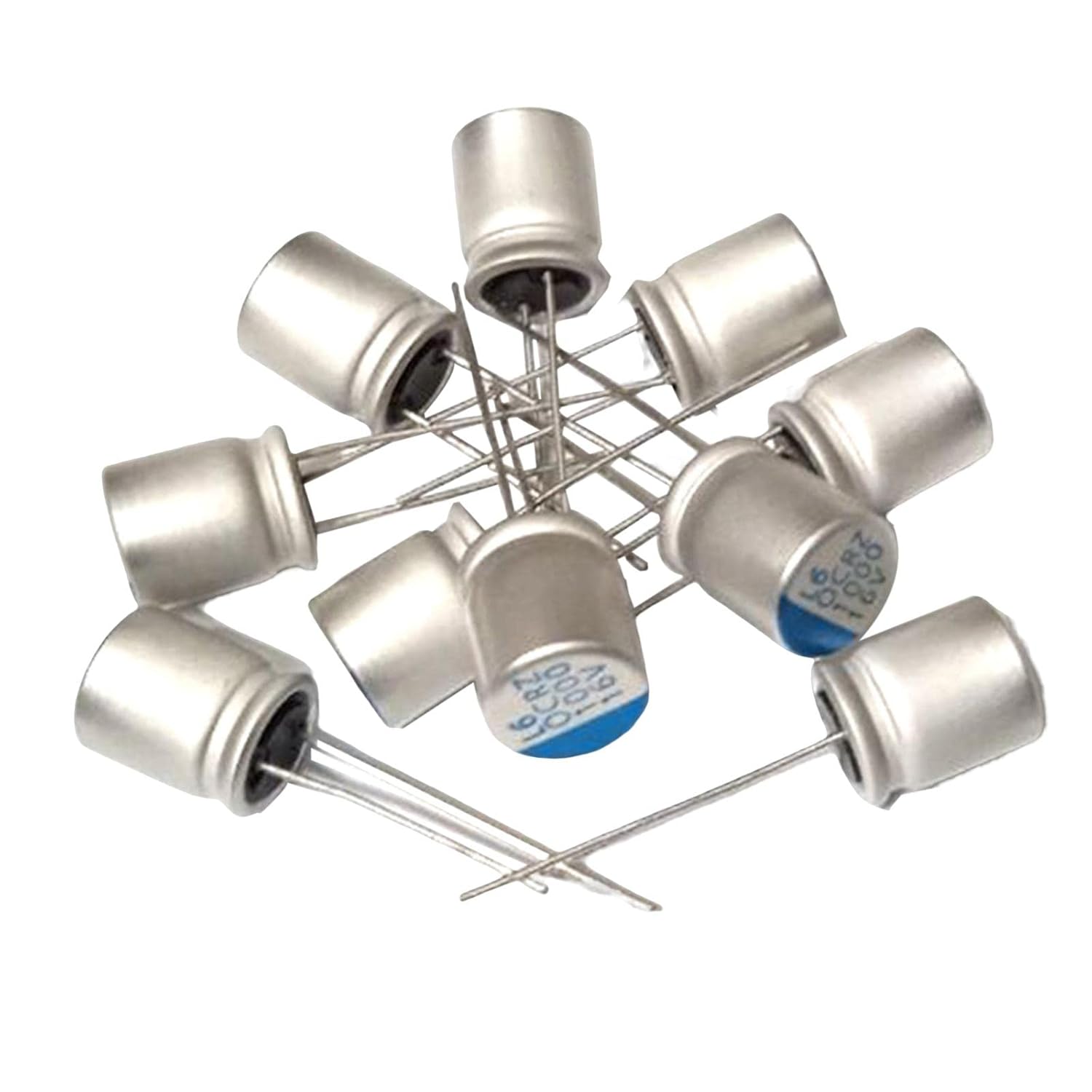 CALANDIS 10Pcs Electrolytic Capacitors 16V 1000Uf For Industrial Lcd ...