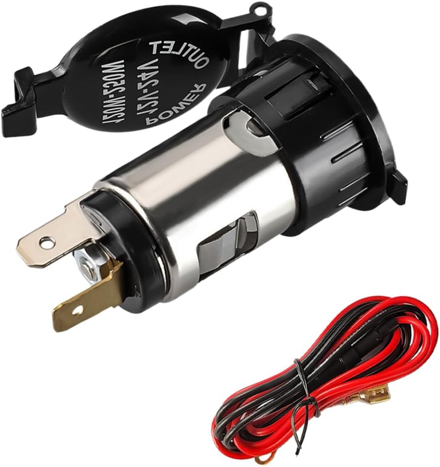 Amazon.com: Wevdn Car Cigarette Lighter Socket, 12V/24V Automotive ...