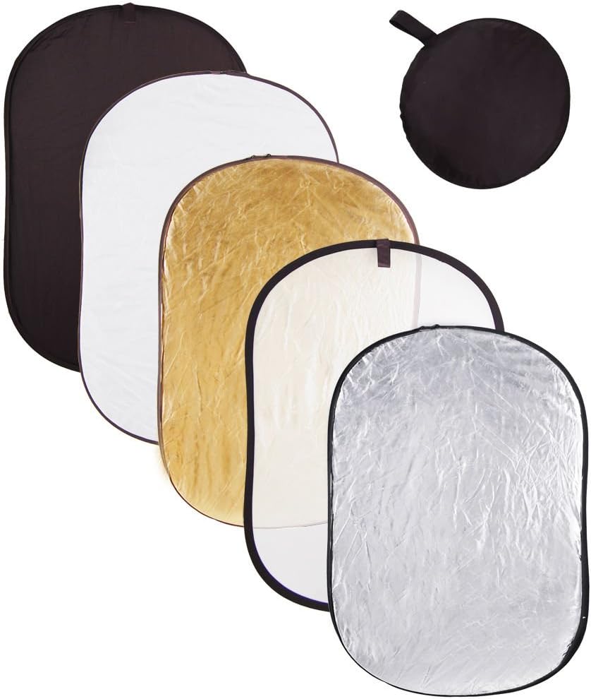 Amazon.com : 40x60 Collapsible Multi Lighting Reflector Set Photo ...