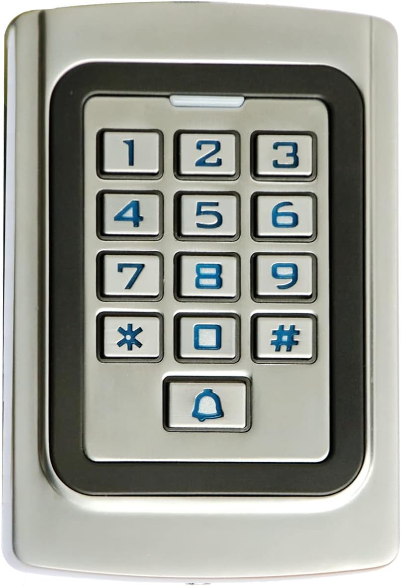 Amazon.com : HFeng Outdoor IP68 Waterproof RFID Keypad Touch Access ...