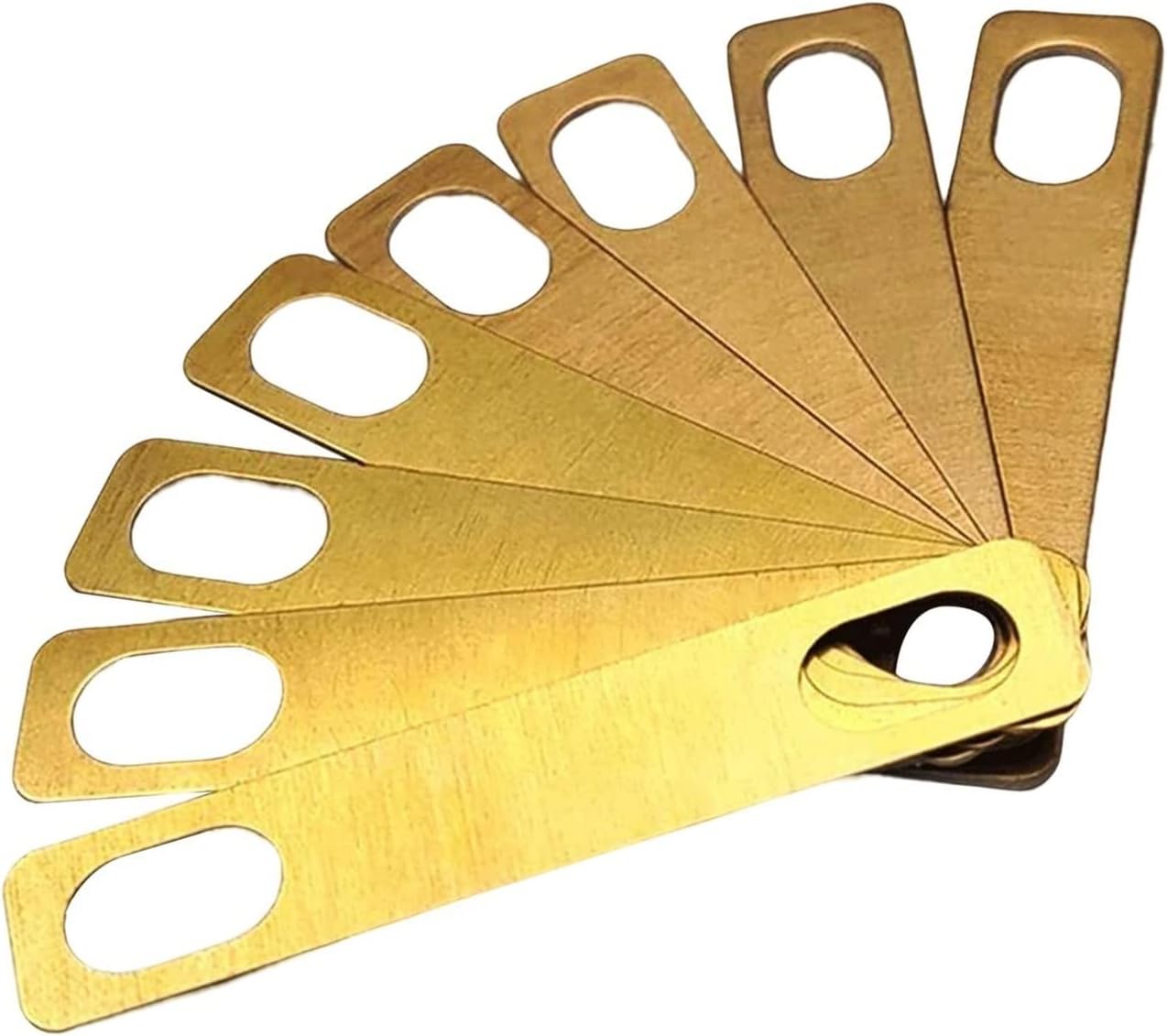 Amazon.com - 8X Connection Guitar Neck Shims Gold Brass Shims for Bass ...