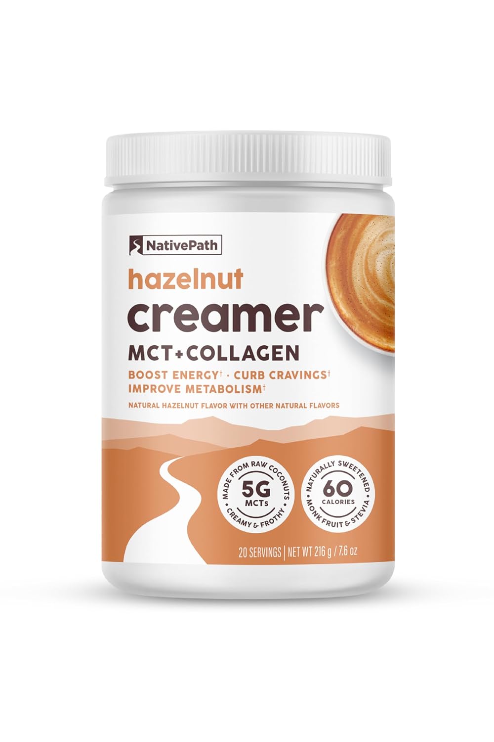 Amazon.com : NativePath Keto Coffee Creamer Powder Hazelnut — Keto ...
