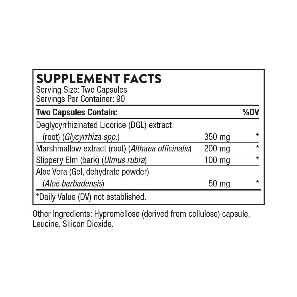THORNE – GI Relief – Suplemento Digestivo – Apoio à Saúde Intestinal e ...
