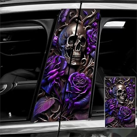 Amazon.com: Car Stickers Car Pillar Decal Car Center Post Sticker B ...