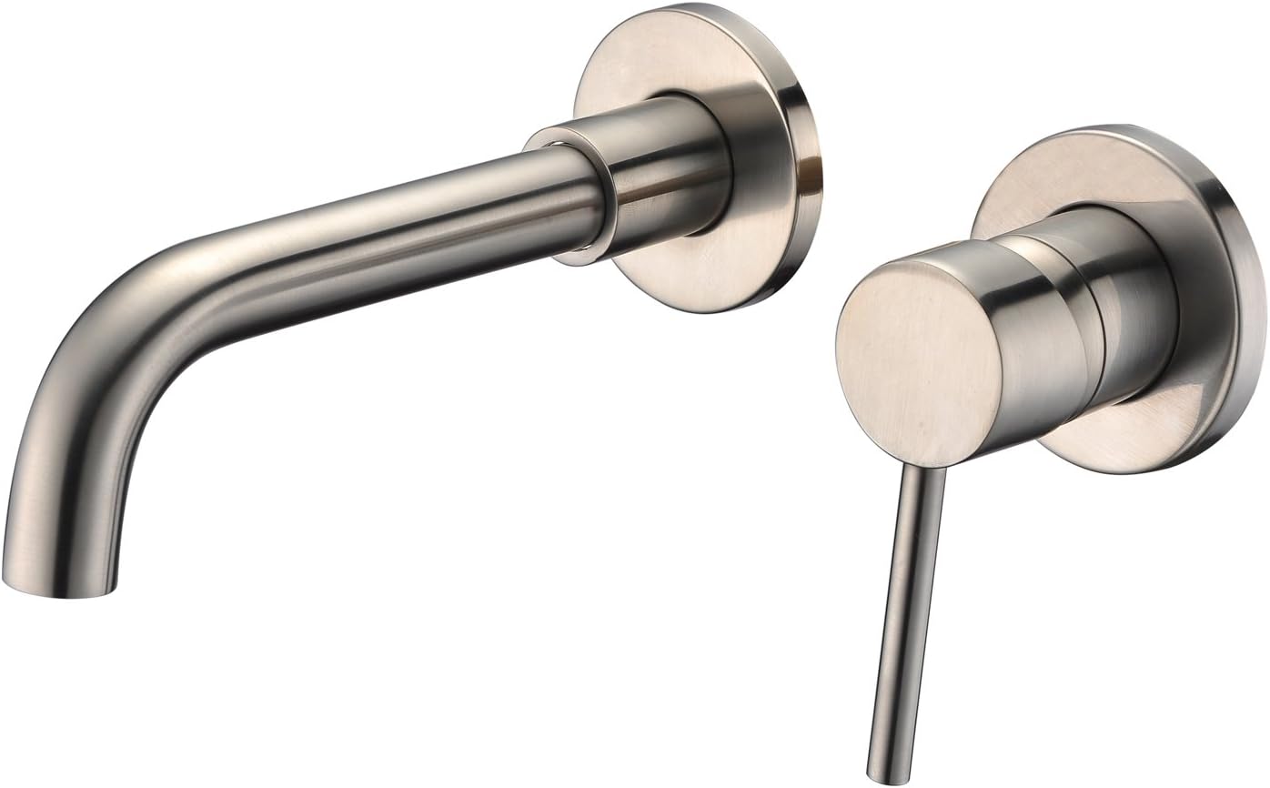 Wall Mount Automatic Faucet with Sensor Stainless Steel DC Powered ...