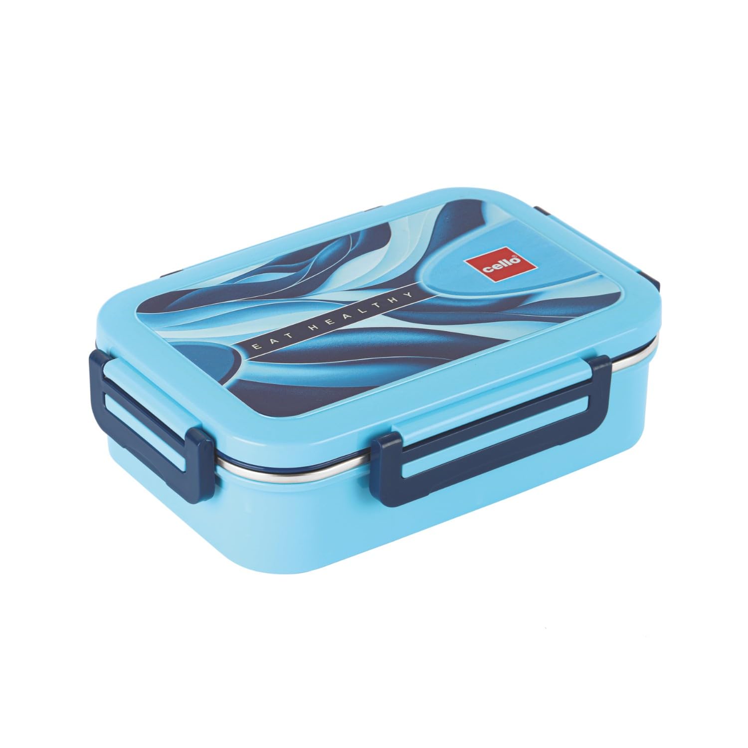 Buy CELLO Esquire Lunch Box with Inner Steel | 100% Food Grade | Leak ...