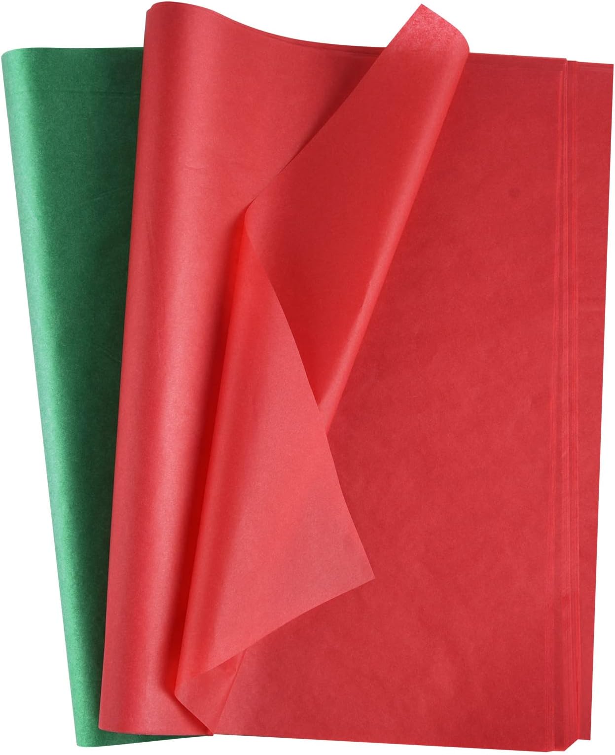 Amazon.com: MIAHART 60 Sheets Christmas Tissue Paper Bulk 50x35cm Red ...