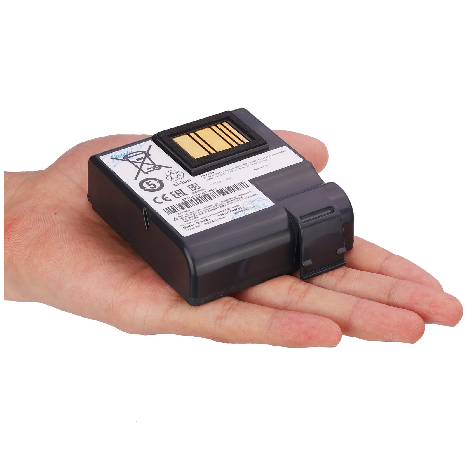 Barcode Label Printer Battery Replacement Battery For Zebra QLn420 ...