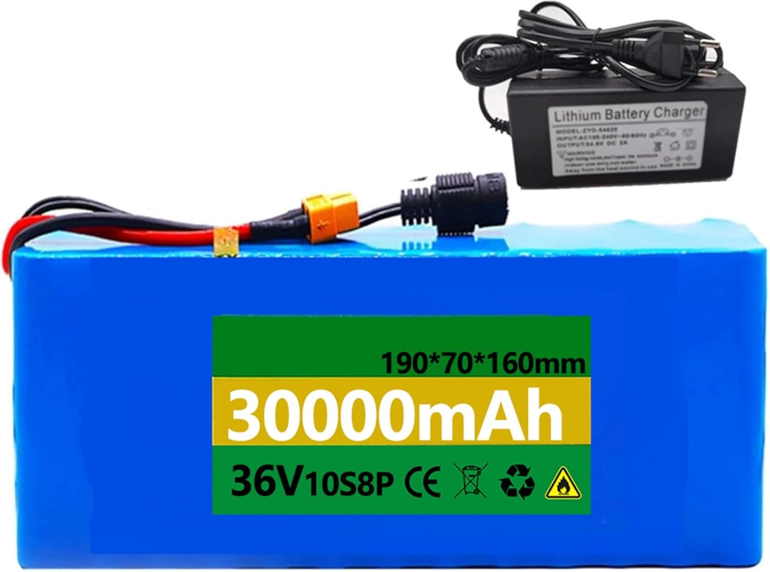36V Ebike Battery 36V 7Ah 10Ah 12Ah 15Ah 20Ah 25Ah 30Ah E-Bike Lithium-Ion Battery for 750W 500W ...