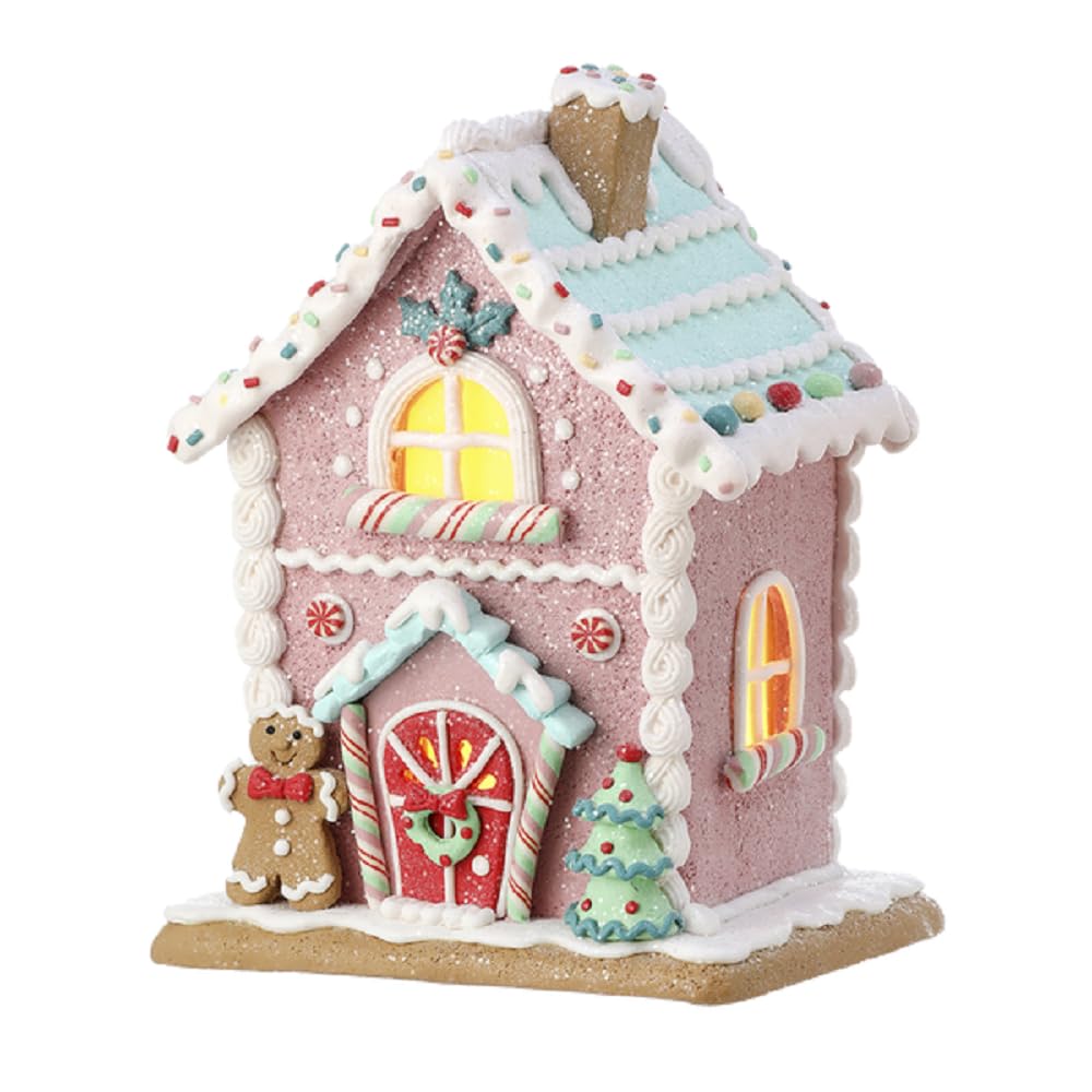 Amazon.com: Regency International 8.5" Led/Bty TMR Pastel Sweets House ...