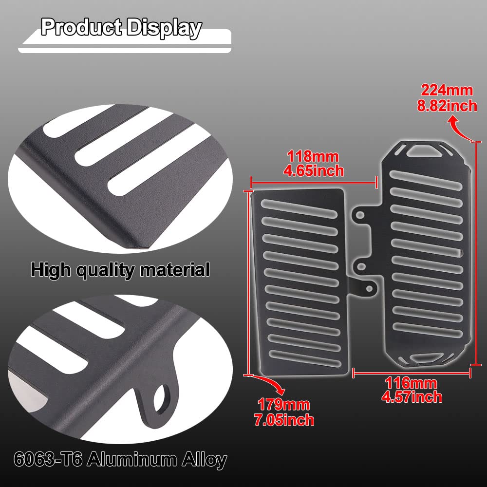 Snapklik.com : REARACE Radiator Guard Grille Protector,Compatible