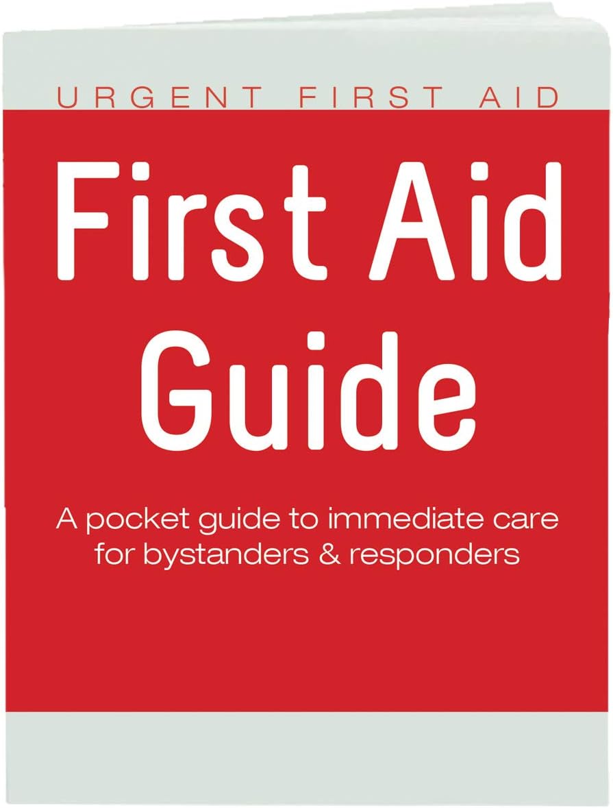 Amazon.com: Urgent First Aid Guide with CPR & AED - 52 Pages | Full ...