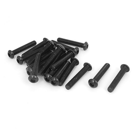 Amazon.com: uxcell a15092400ux0159 M6 x 35mm Alloy Steel Hex Socket ...