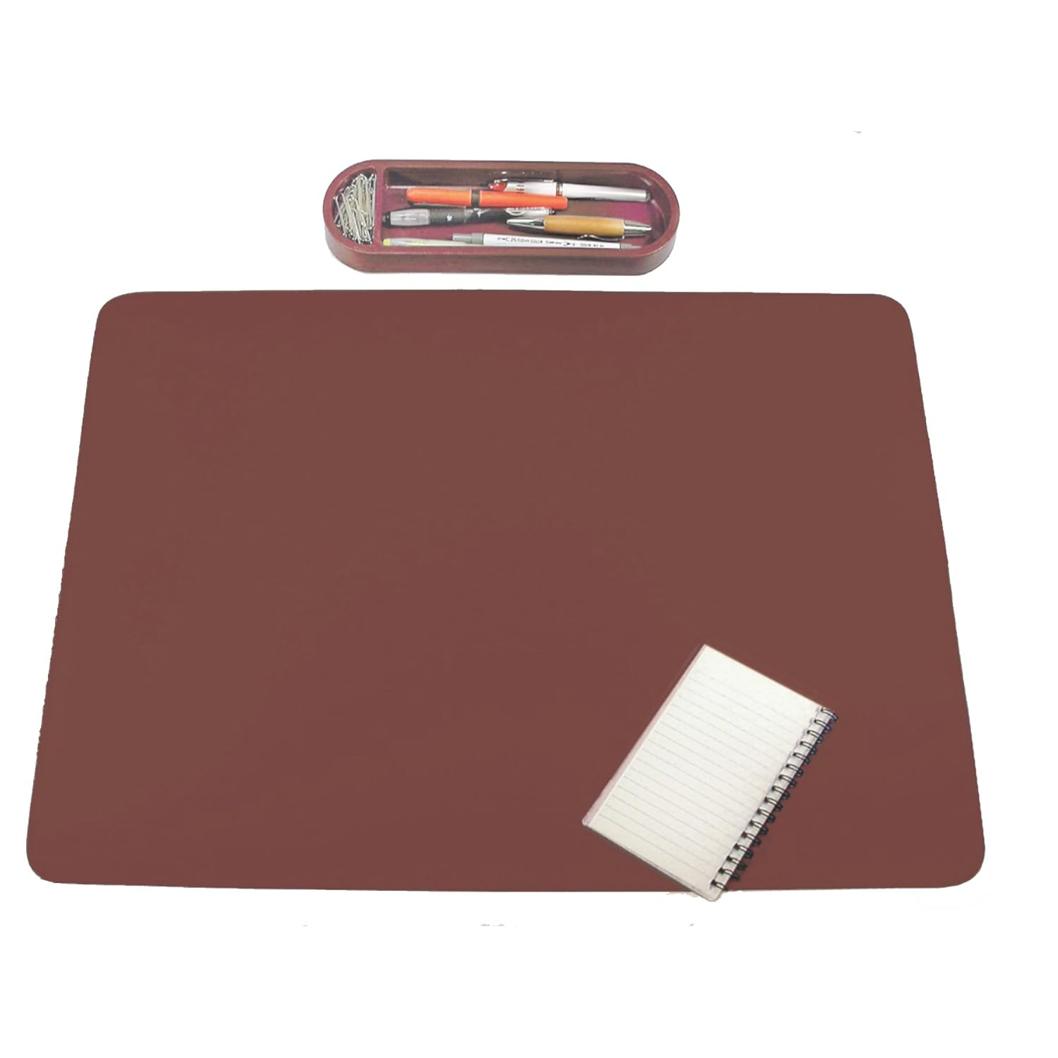 Artistic 19"x24" Rhinolin Smooth Writing Pad Desk Mat, Burgundy (LT47 ...