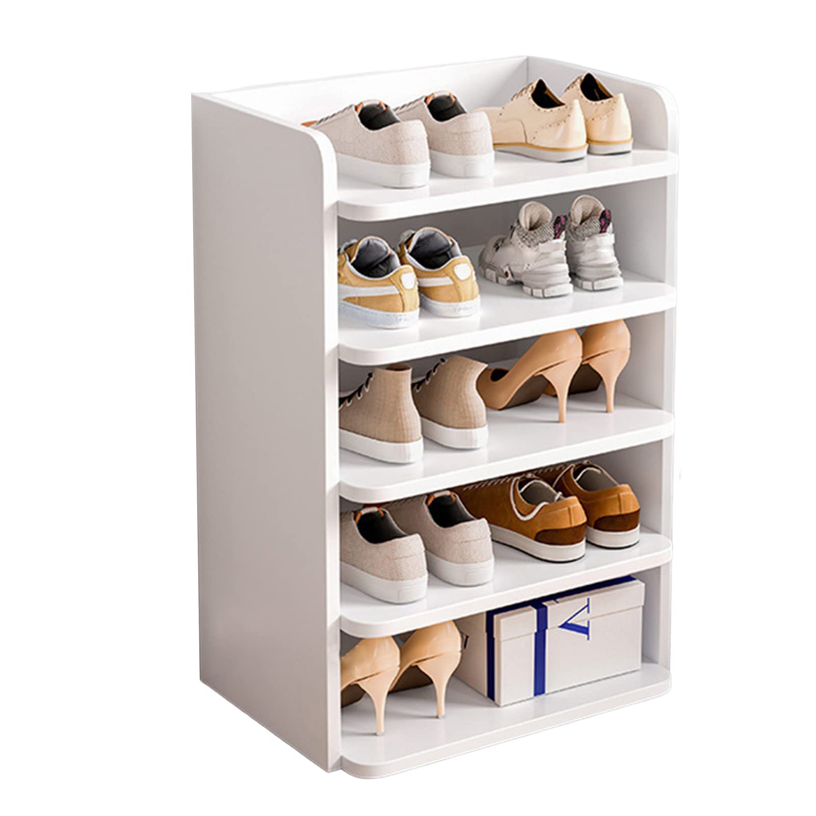 Amazon.com: Shoe Rack, Sturdy Stable Narrow Shoe Cabinet, Three ...