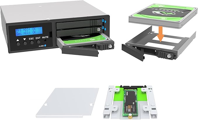 IR2023 1 CD ROM Bay 3 X 2 5 HDD SSD Internal RAID Storage Well ir2023-1-cd-rom-bay-3-x-2-5-hdd-ssd-internal-raid-storage-well