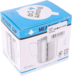 Amazon.co.jp: 大屋金属(DaiyaKinzoku) CLO 18-8 計量水マス 口付 200cc 036037 : ホーム＆キッチン