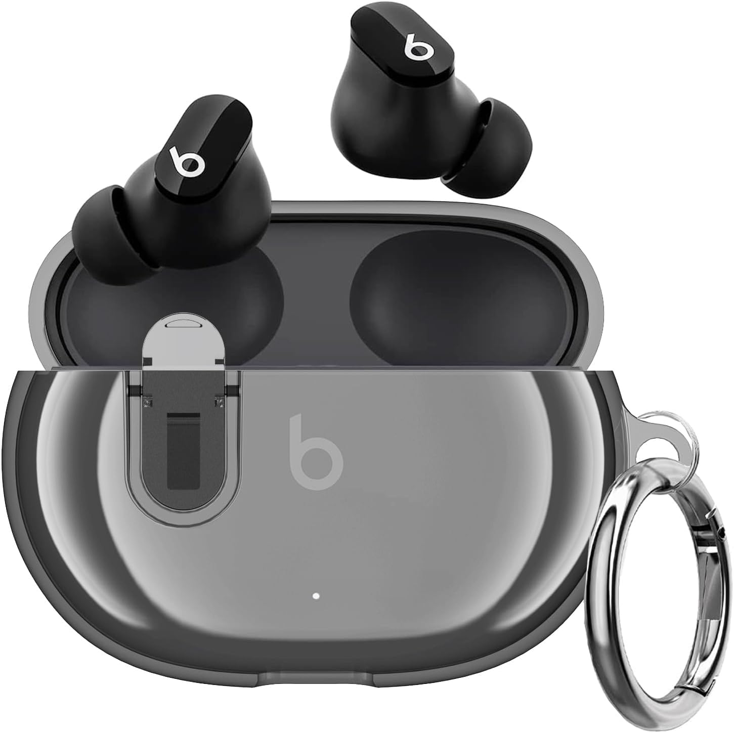 Amazon.com: Olytop for Beats Studio Buds/Buds + Clear Case with Lock ...