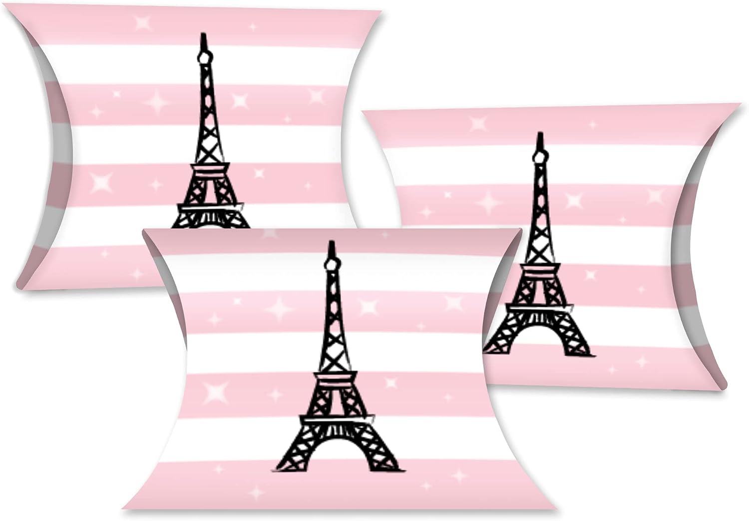 Amazon.com: Big Dot of Happiness Paris, Ooh La La - Favor Gift Boxes ...