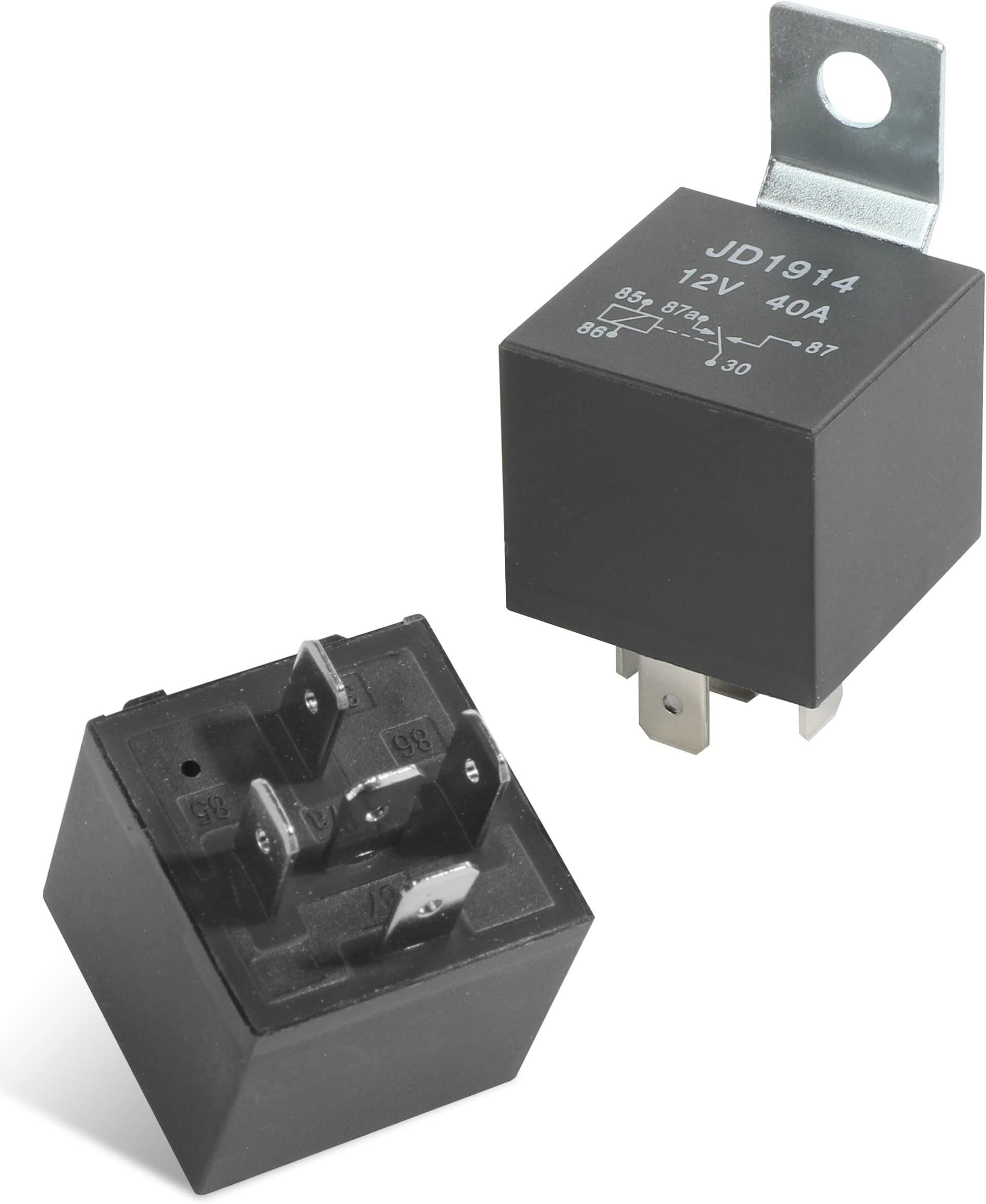 Amazon.com: QODOLSI 4 Pack 40A Automotive Relays, 5 Pin Relay, 12V ...