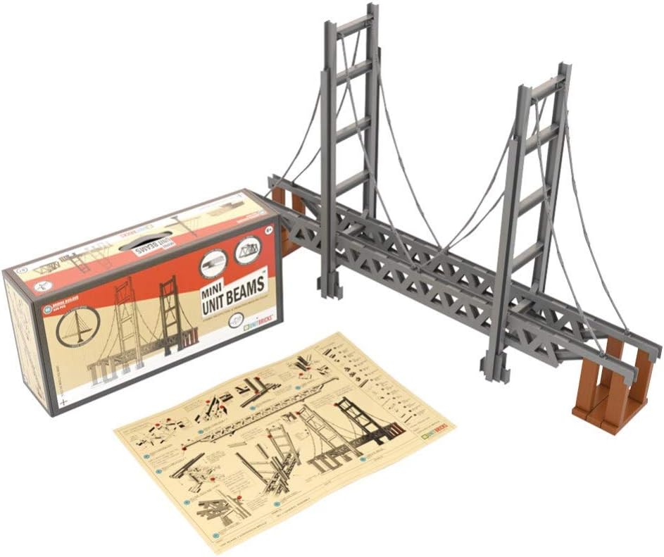 Amazon.com: Unit Bricks 620 PCS Bridge Building Classroom Kit - STEM ...