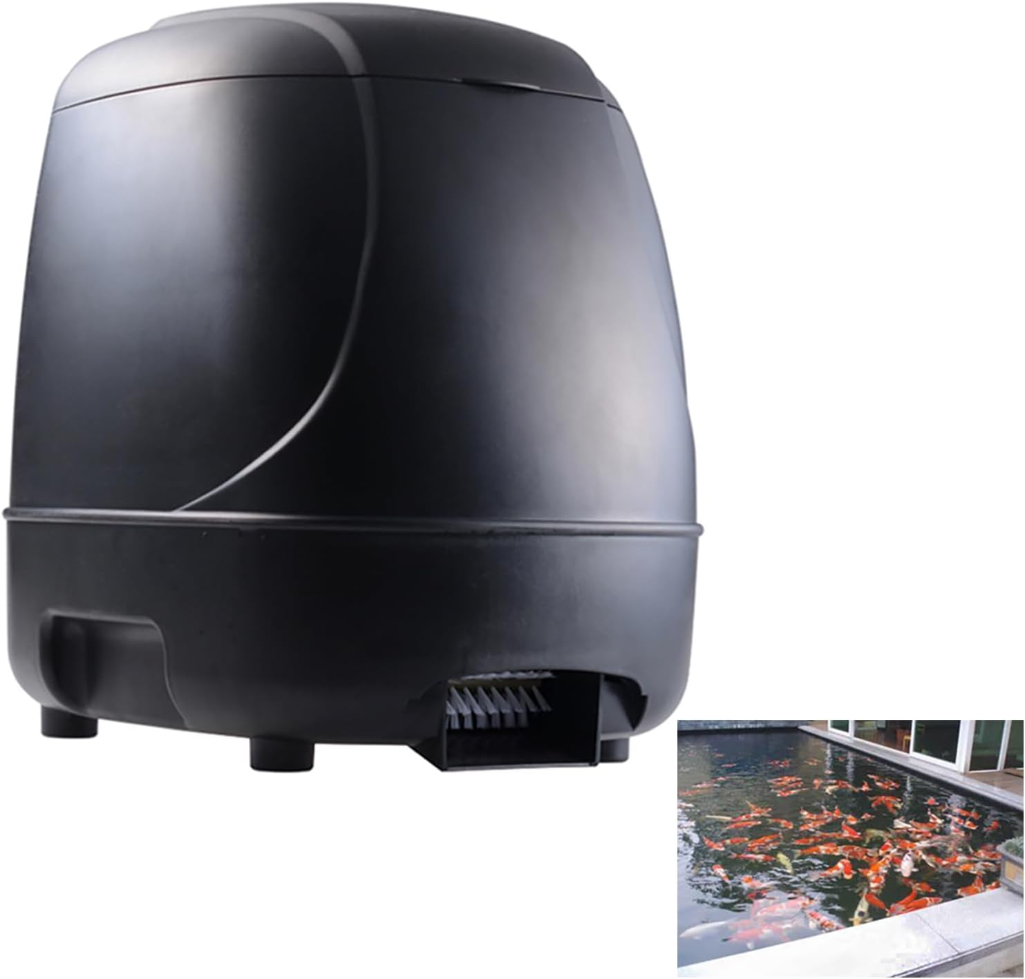 Pisces Automatic Pond Fish Feeder for Koi and Goldfish : Amazon.co.uk ...