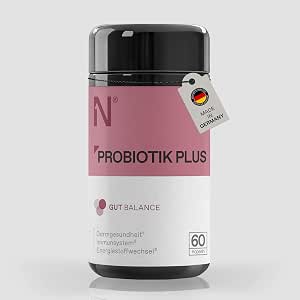 Euro Nutrador Probiotics | 60 Probiotic Capsules - 1200 μg Folic Acid ...