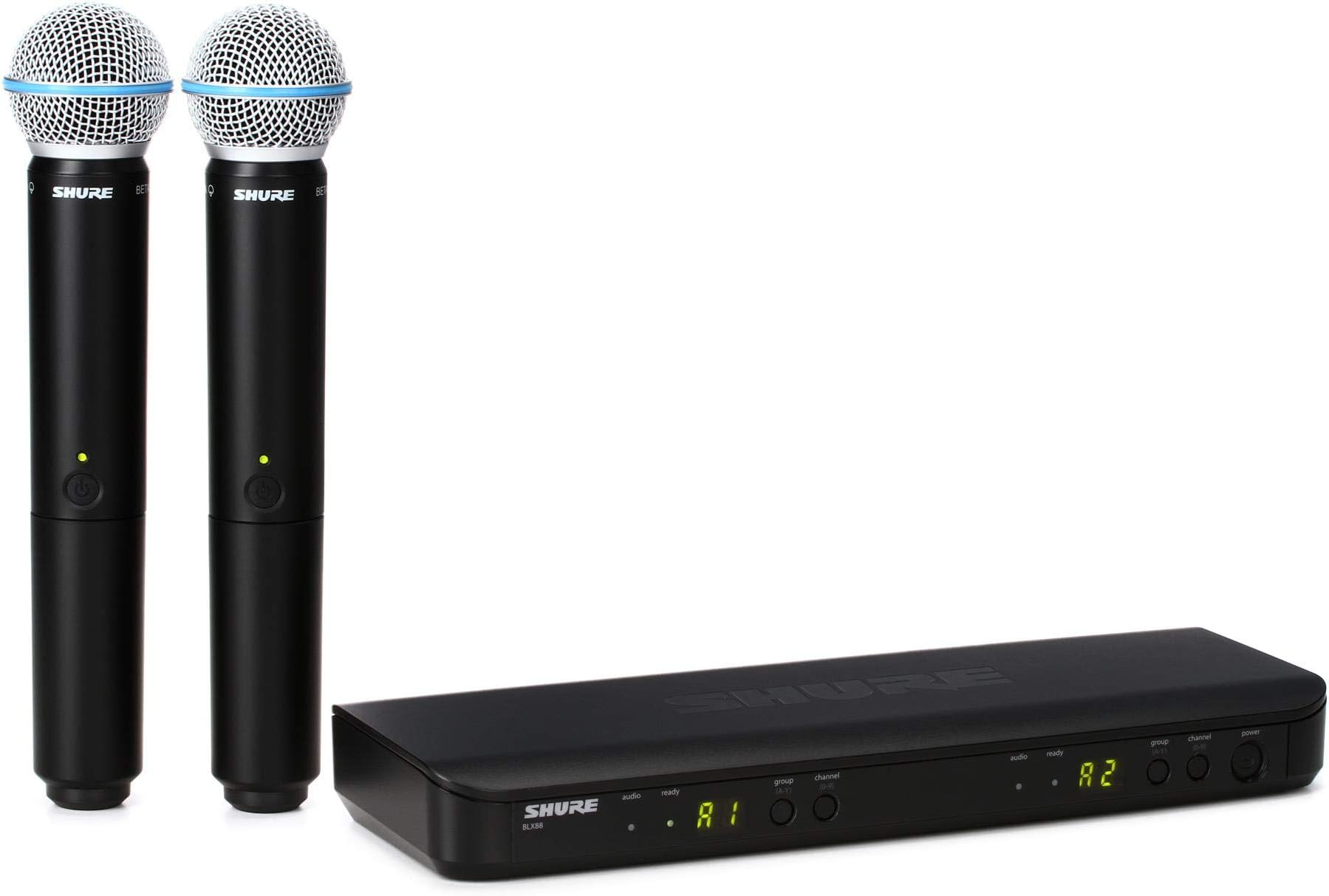 Amazon.com: Shure BLX288/PG58 UHF Wireless Microphone System - Perfect ...