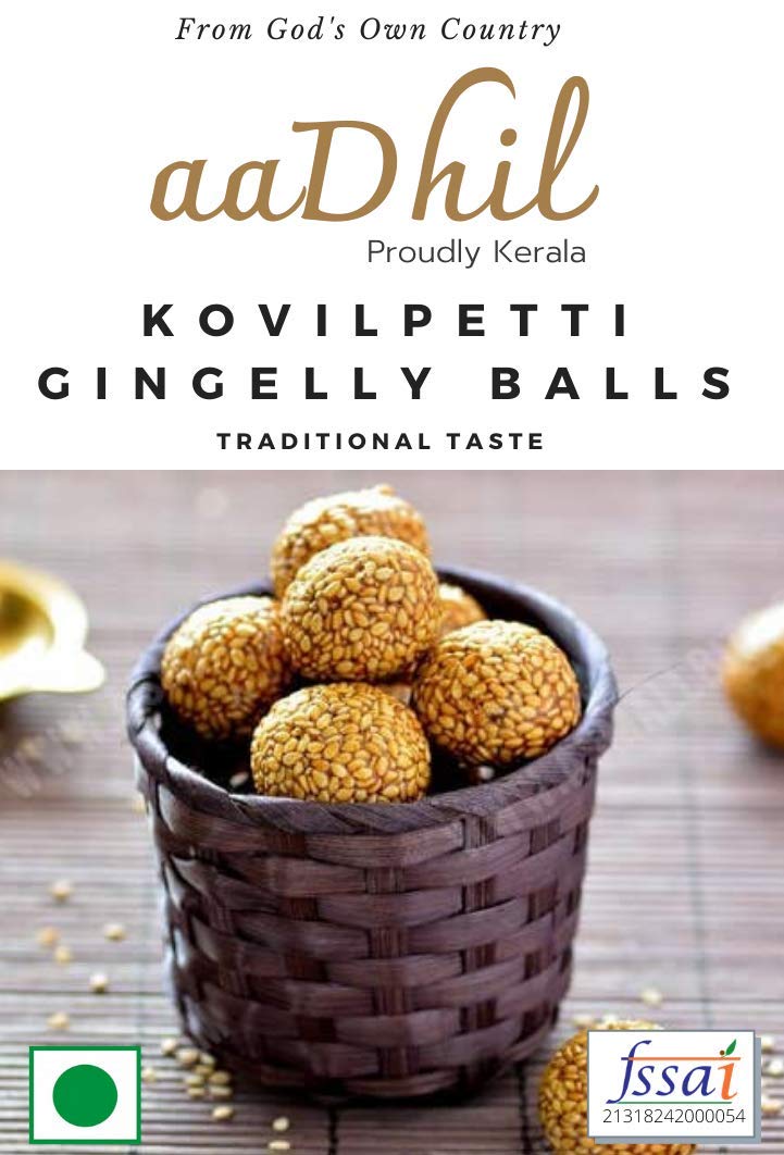 Aadhil Kovilpatti Traditional Sesame Seeds Balls/Gingelly Balls/Til ...