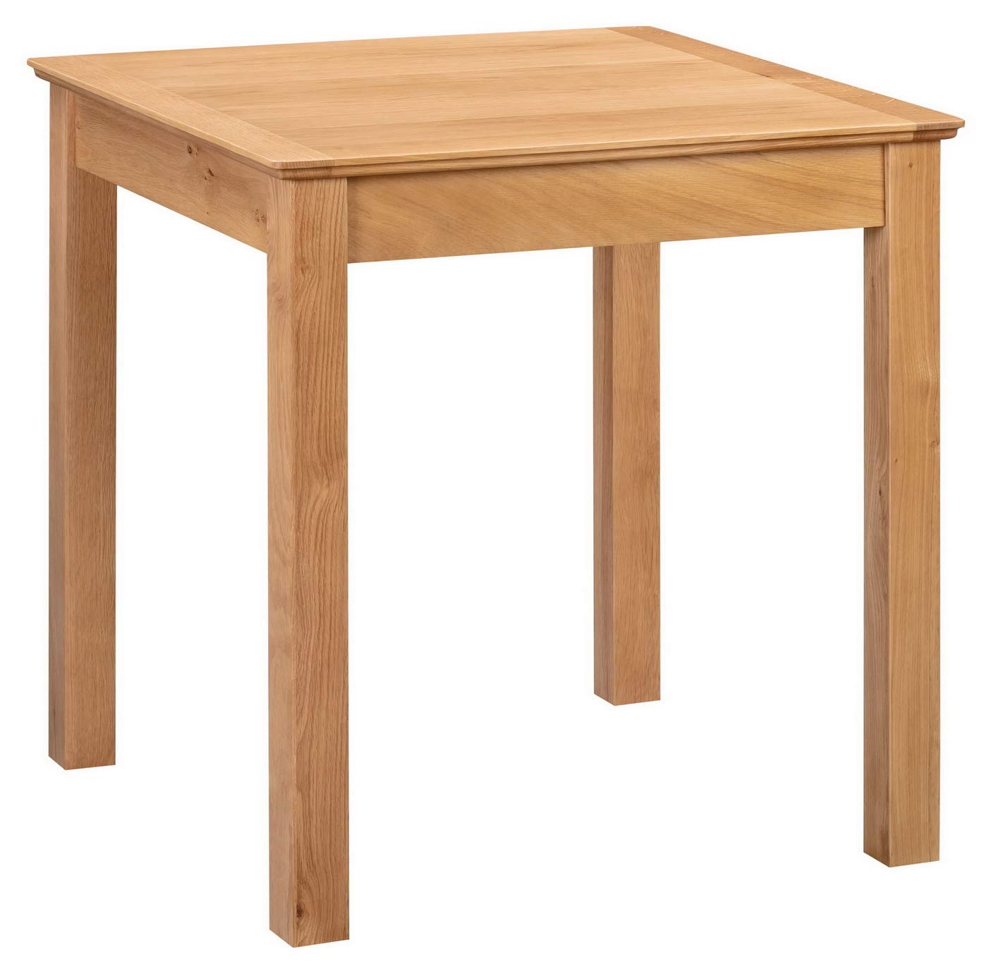 Hallowood Hereford Oak Small Square Dining Table Solid Wooden Kitchen