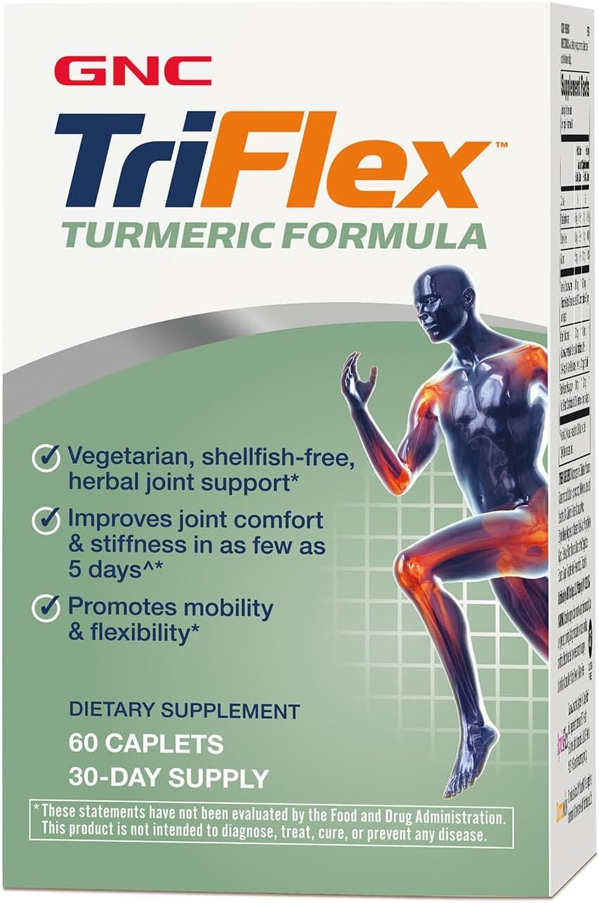 Amazon.com: GNC TriFlex Turmeric Formula, Improves Joint Comfort and ...