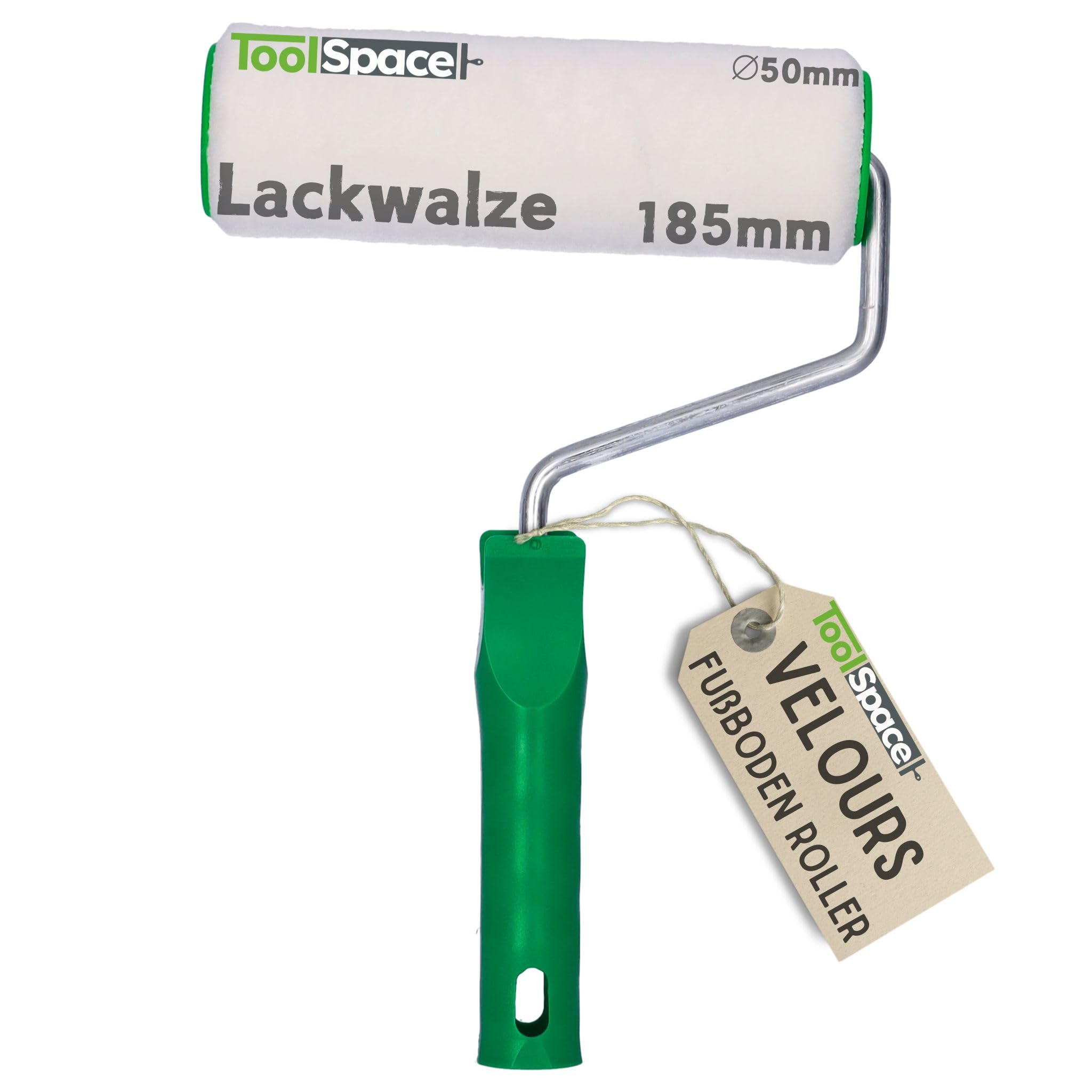 ToolSpace Velours Fußboden und Möbelroller - Boden Farbroller - Streichen von Möbeln - Kleine ...