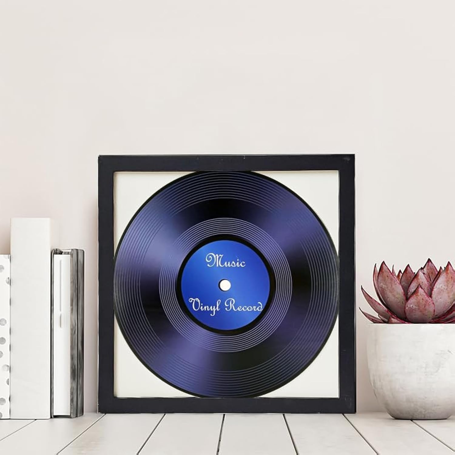 Amazon.com - Black Music Record Album Frame,13x13 Black RecordFrame ...