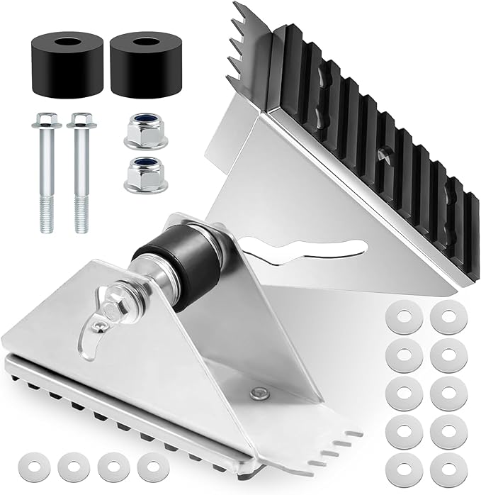 Ladder Feet Replacement - 2 Pack Aluminum Anti-Skid Shoe Kit for ...
