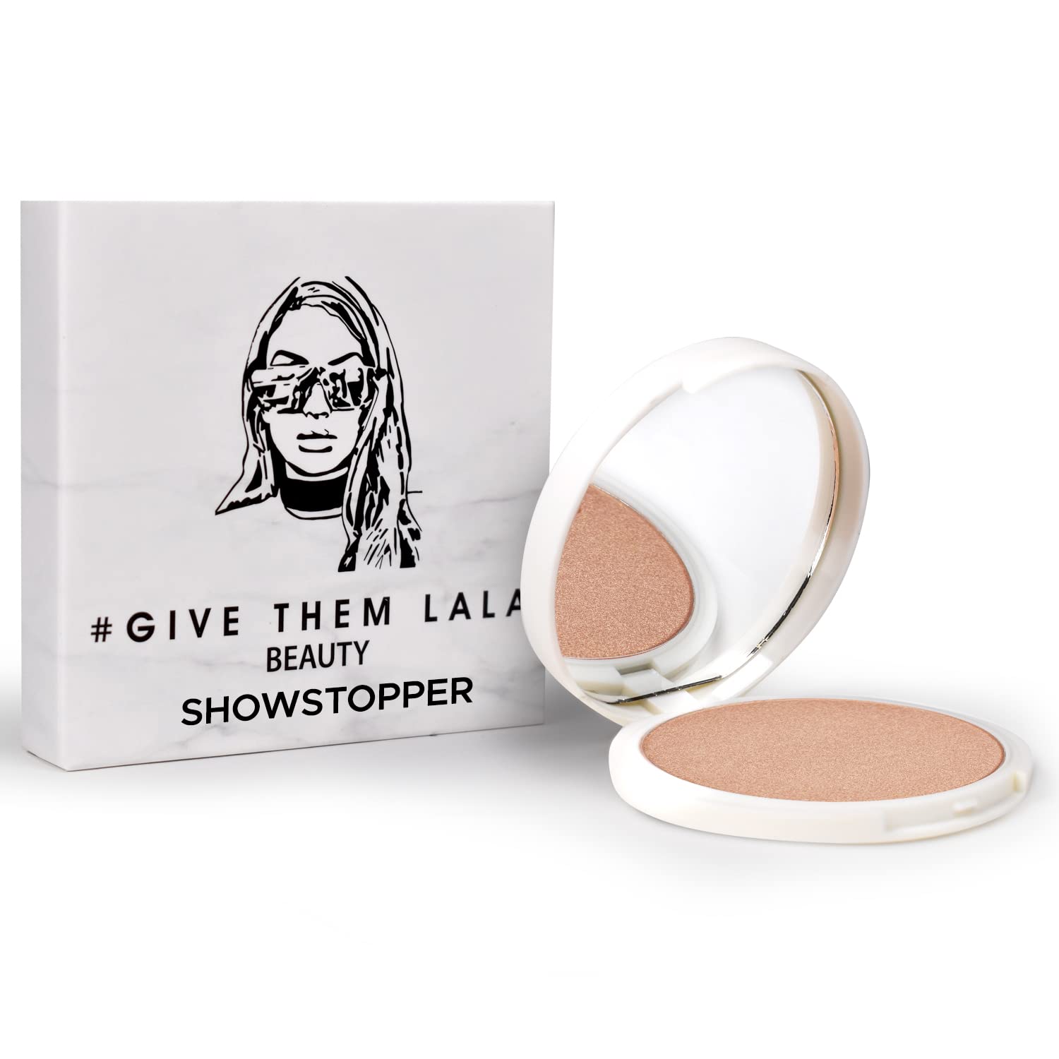 Amazon.com: Pressed Highlighter By Give Them Lala- Highly Pigmented ...